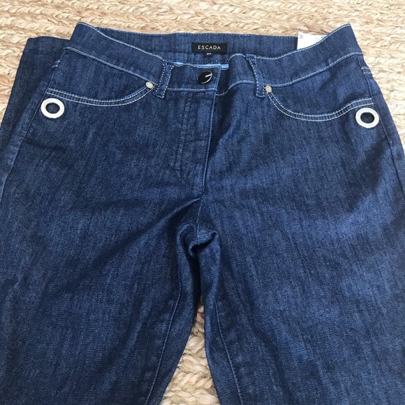Escada | Jeans | Escada Jeans Sze34 Sz 2 New Dark Rinse Narrow Leg ...